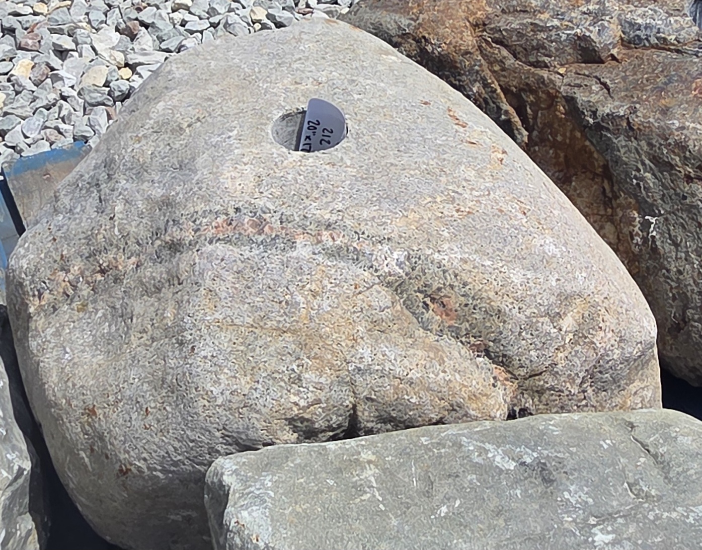 1720SWB Small Waterboulder – Fireboulder.com | Natural Stone, Fire Pits ...